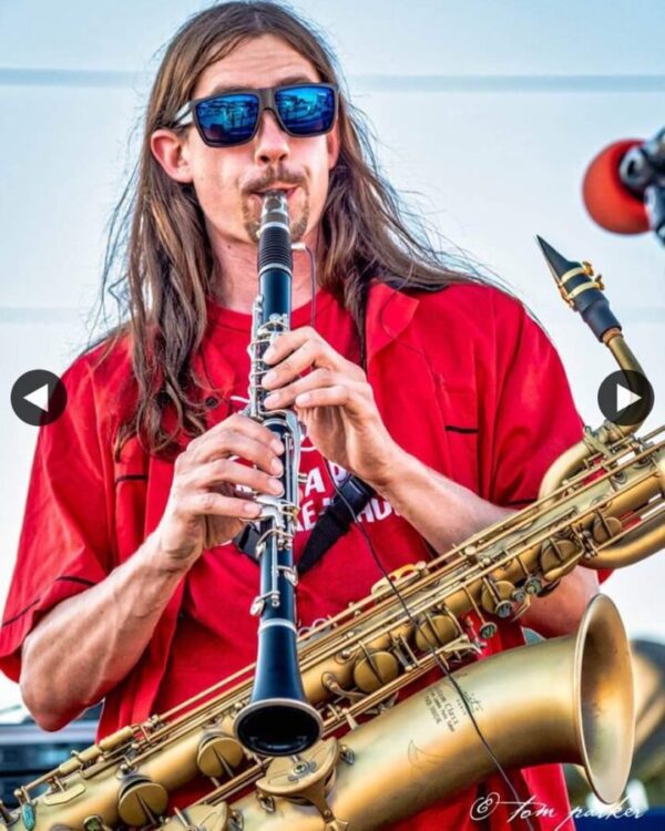 Mitch Lawrence- Saxophone and Clarinet in The Chardon Polka Band
